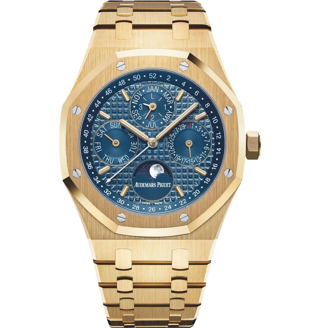 Replica watch,Audemars Piguet Royal Oak Perpetual Calendar Blue 26574BA ...